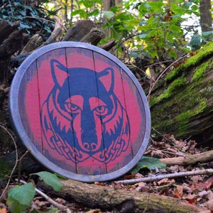 Steel Wood and Leather Skyrim Solitude Hold Shield Replica - Etsy