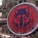 Steel, Wood and Leather Skyrim Solitude Hold Shield Replica Norse ...