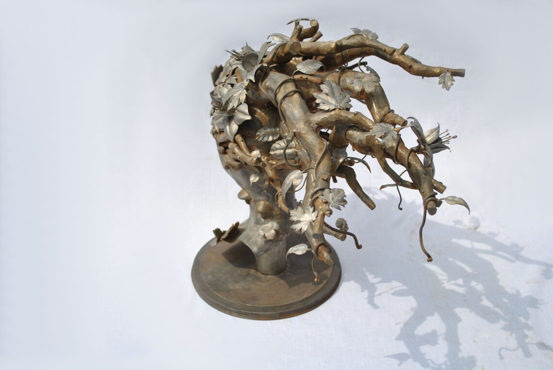 Handmade Steel Dryad Bust Sculpture.kyne REMAKE | Etsy