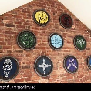 Bundle of All 9 Skyrim Hold Shield Design Replicas. Made From Steel ...