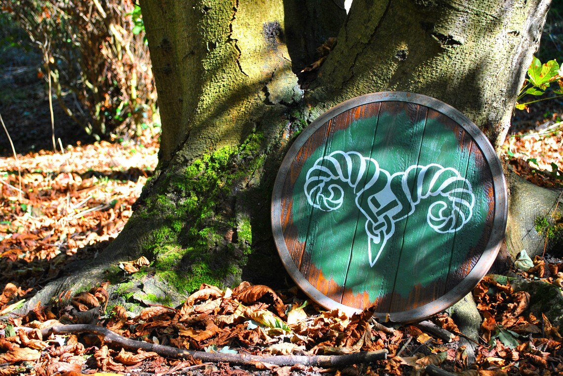 Steel Wood and Leather Skyrim Markarth Hold Shield Replica - Etsy