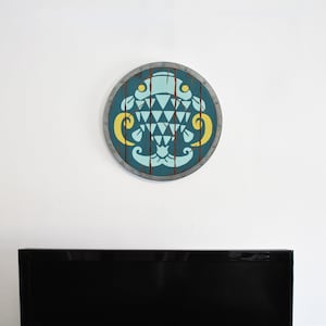 Steel, Wood and Leather Fisherman's Shield Replica Legend of Zelda ...