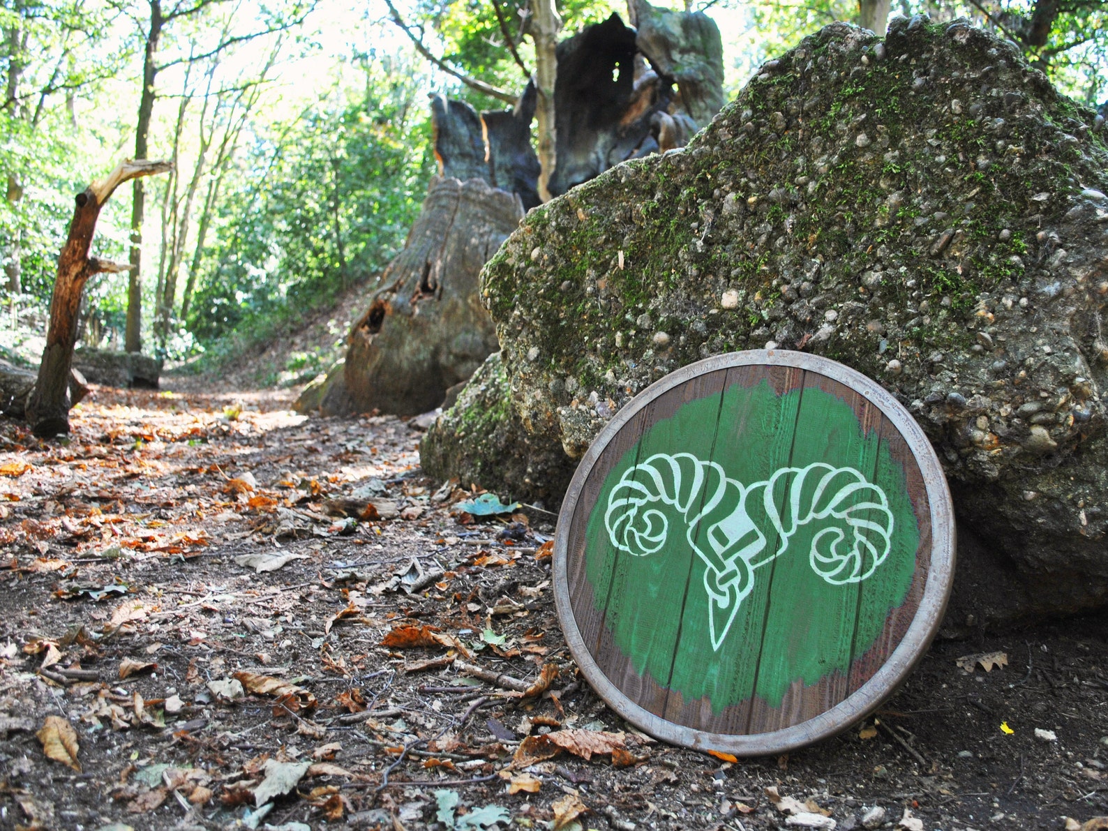 Steel Wood and Leather Skyrim Markarth Hold Shield Replica - Etsy
