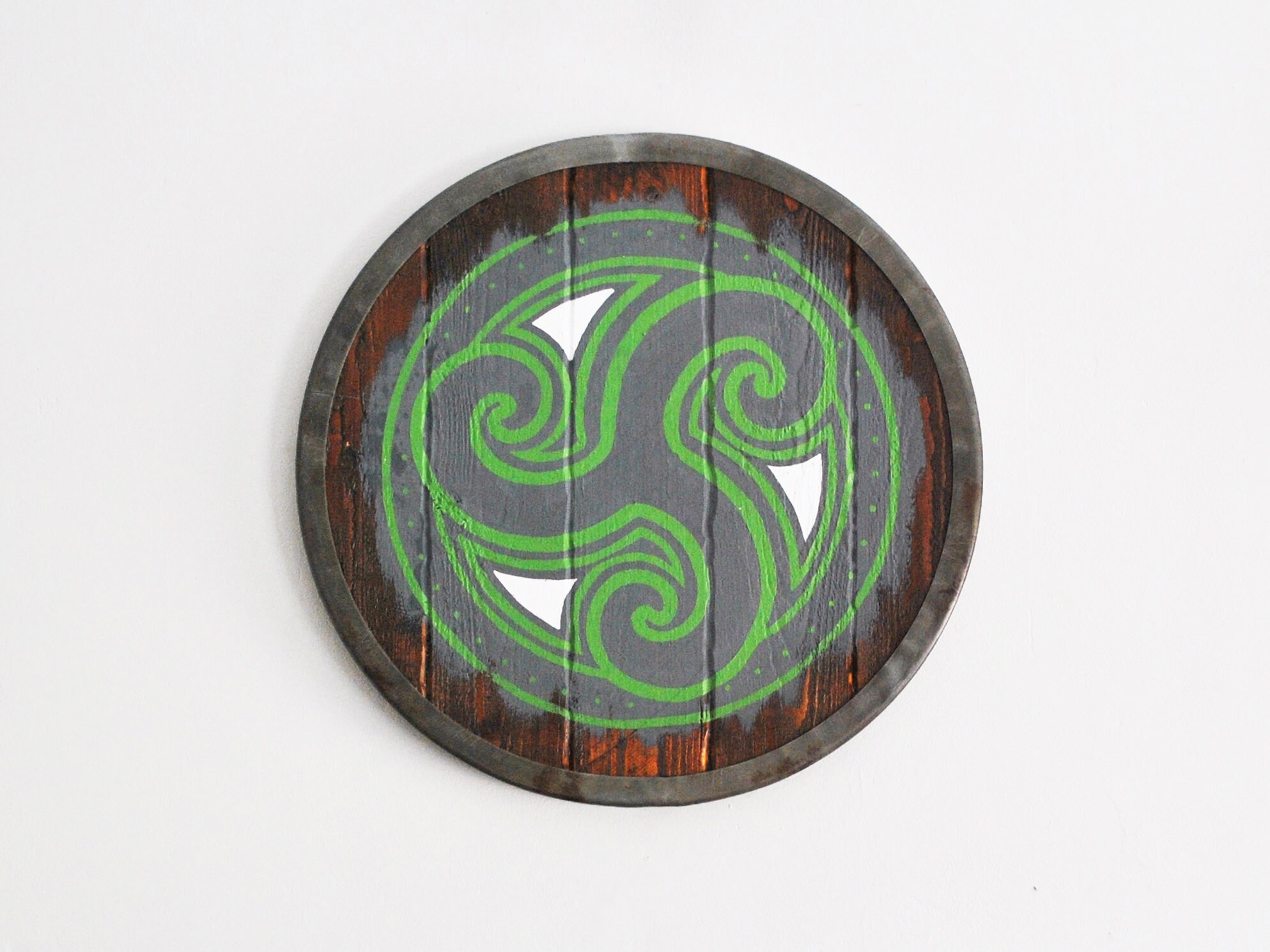 Steel, Wood and Leather Morthal Hold Viking Shield Replica - Etsy