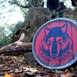 Steel Wood and Leather Skyrim Solitude Hold Shield Replica - Etsy