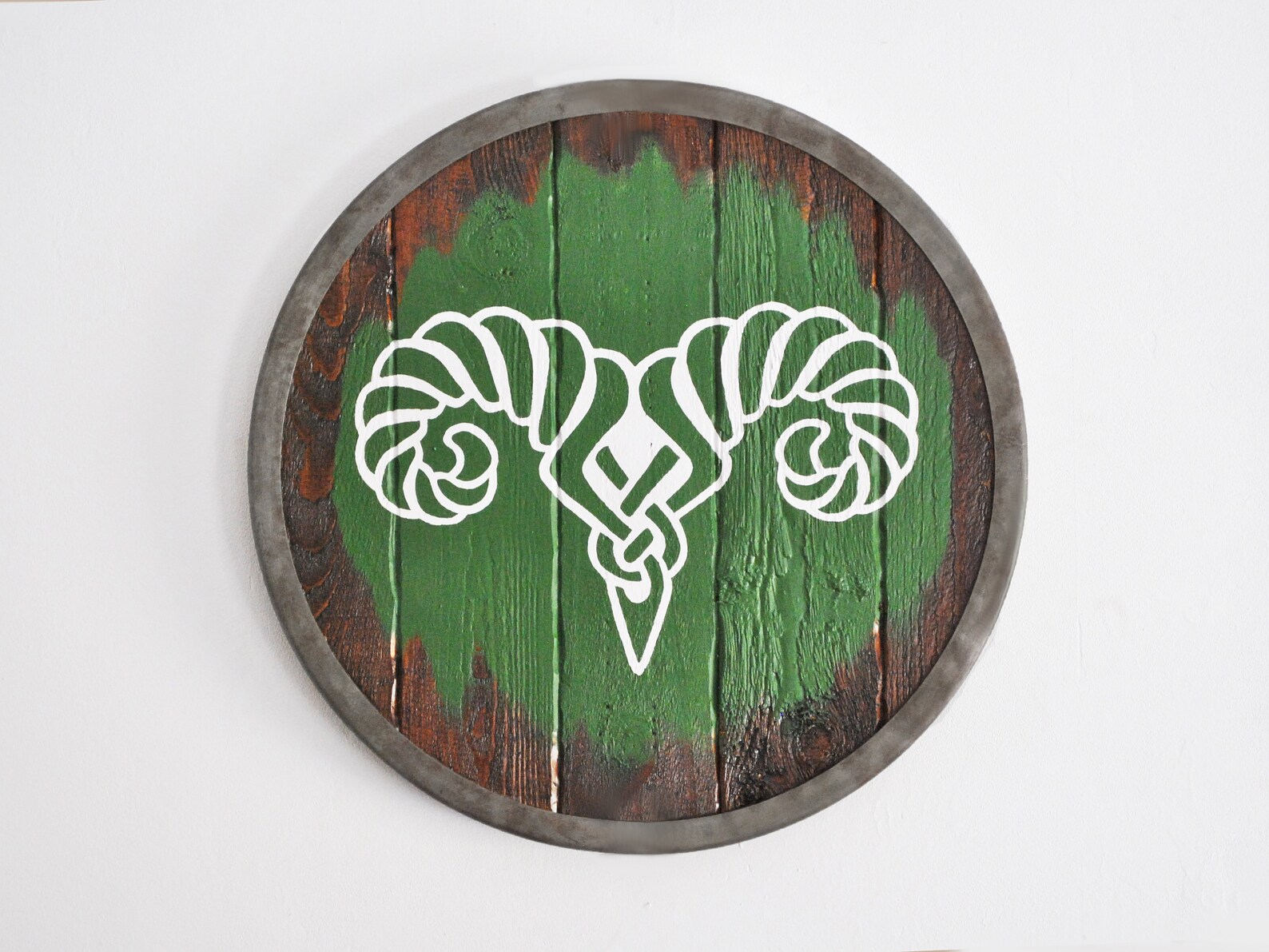 Steel Wood and Leather Skyrim Markarth Hold Shield Replica - Etsy