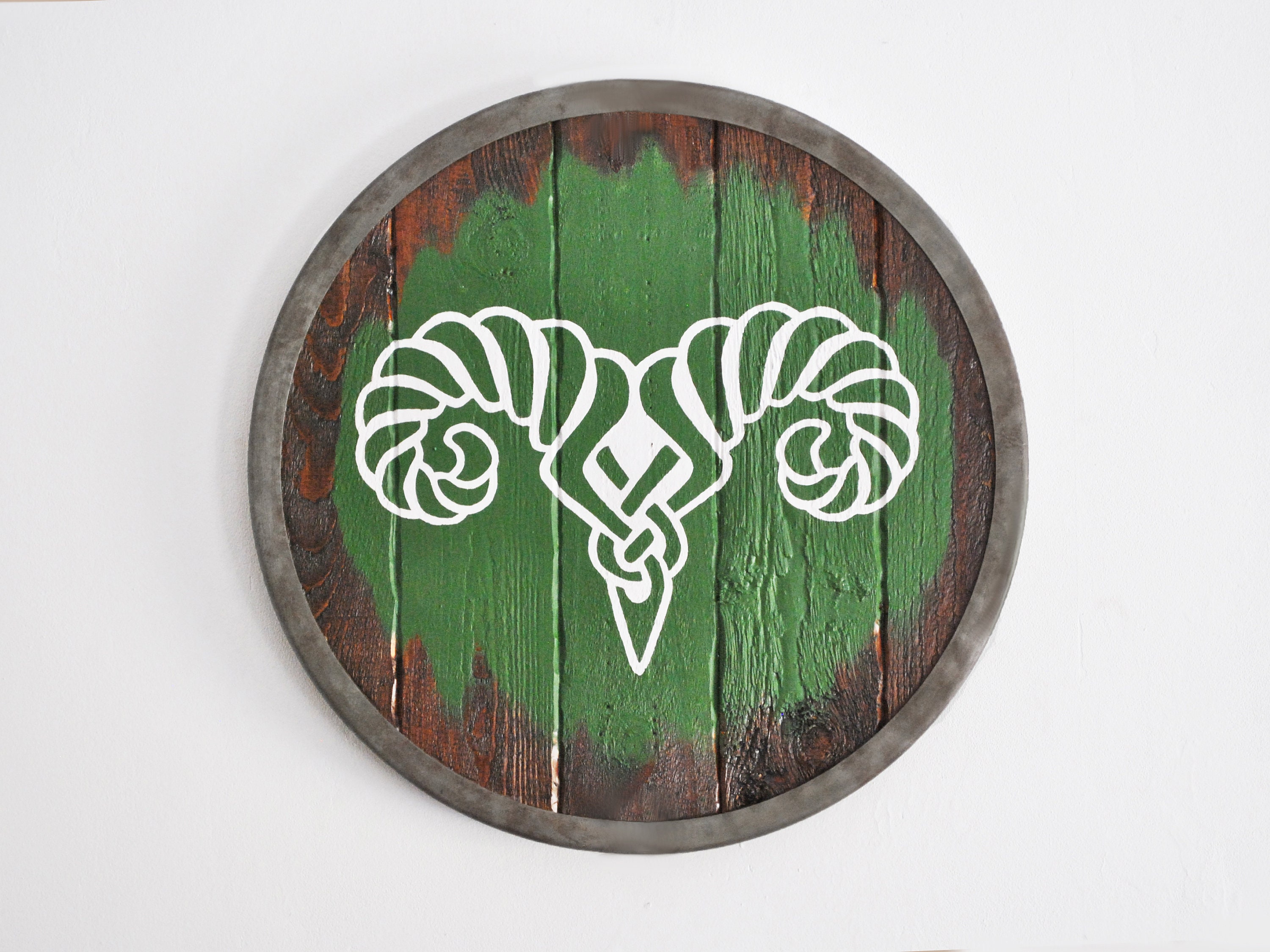 Steel Wood and Leather Skyrim Markarth Hold Shield Replica - Etsy