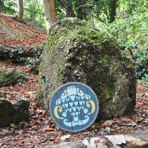 Steel, Wood and Leather Fisherman's Shield Replica Legend of Zelda ...