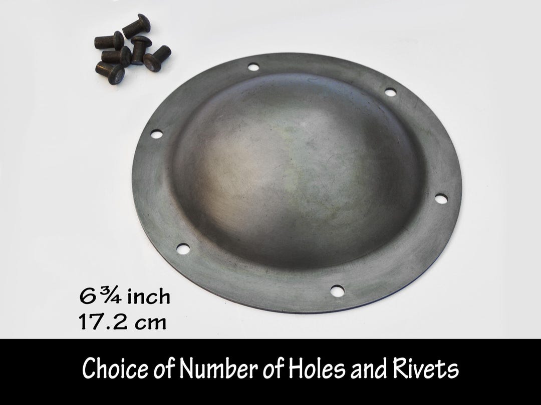 Medium Custom Made Steel Viking Shield Boss / Umbo Replica With Rivets ...