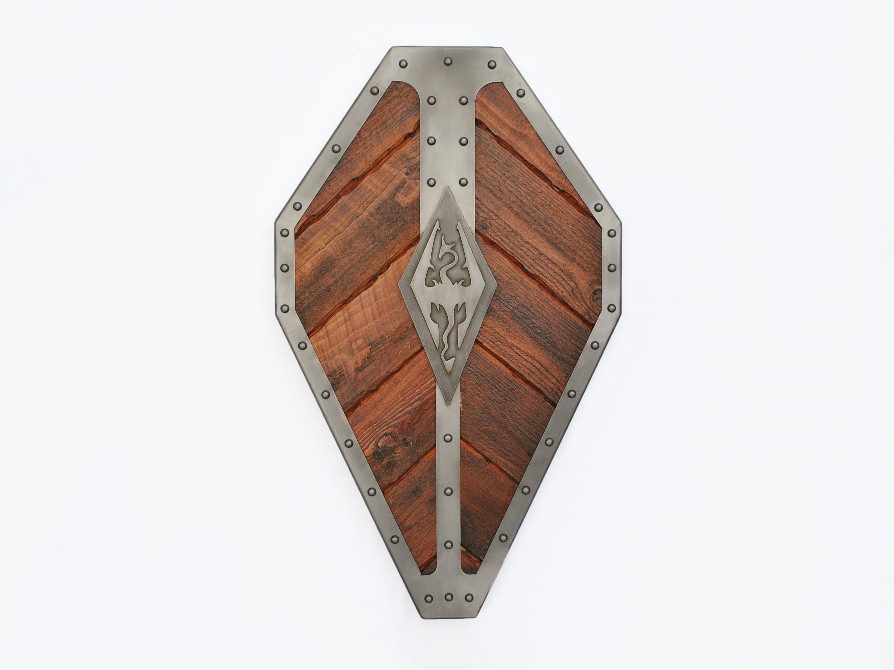 Steel Wood and Leather Imperial Light Shield Replica Roman - Etsy UK