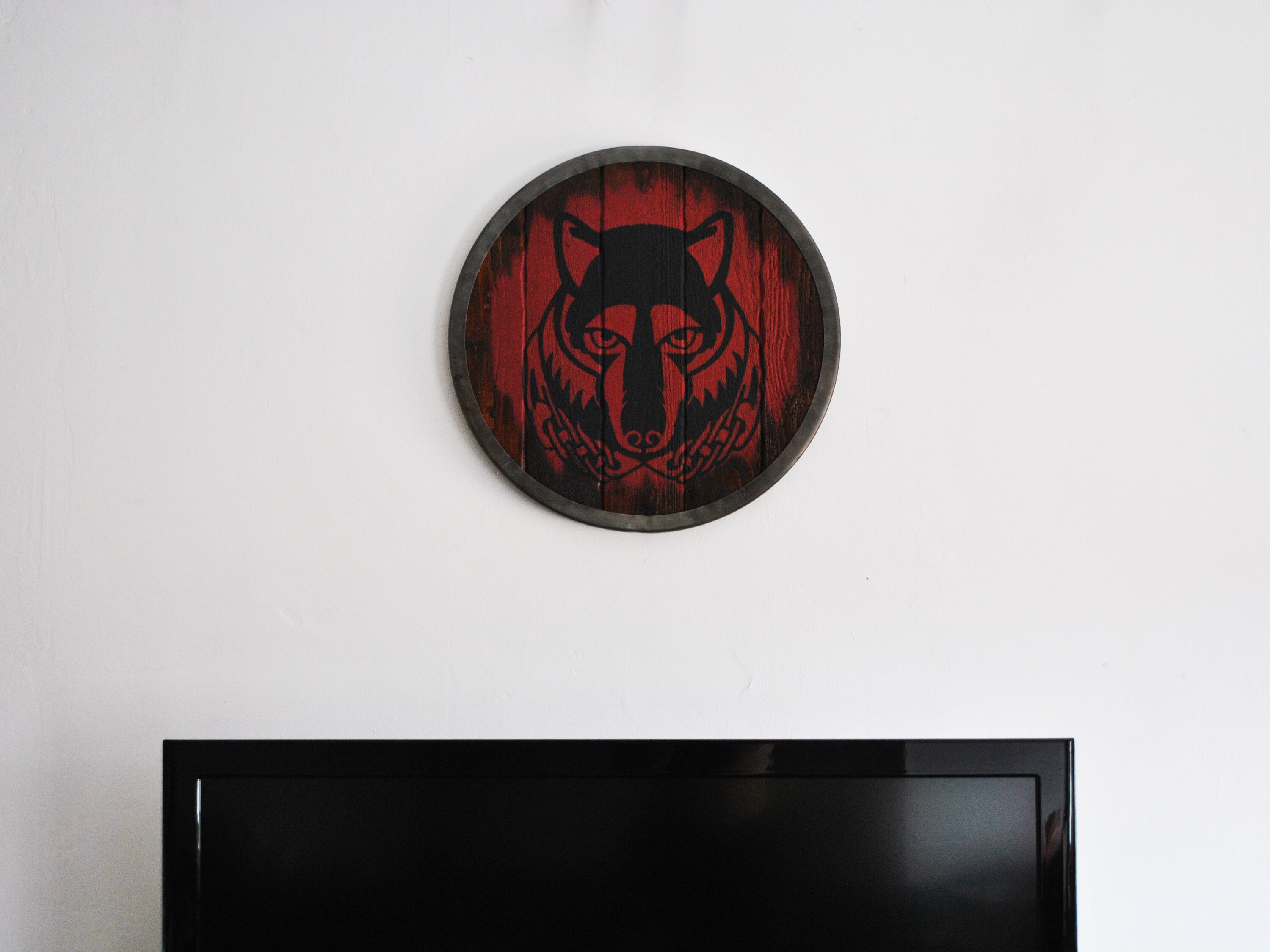 Steel Wood and Leather Skyrim Solitude Hold Shield Replica - Etsy