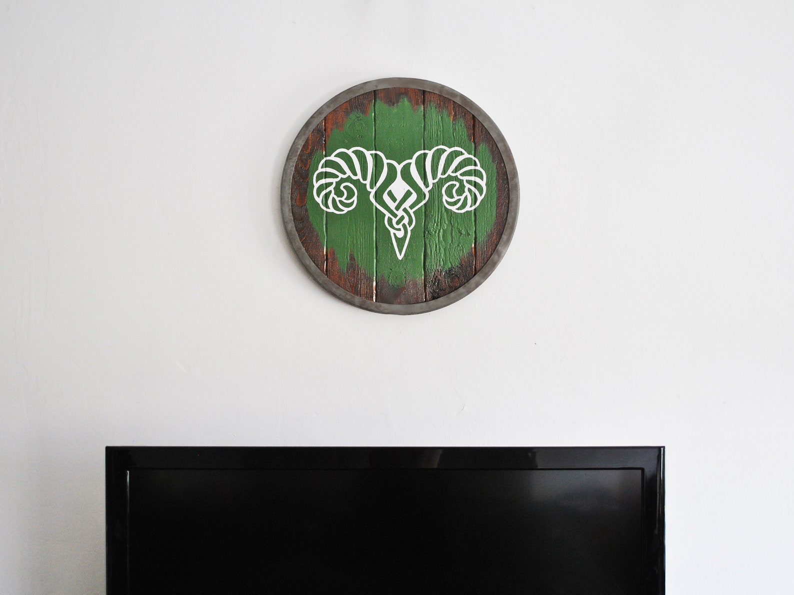 Steel Wood and Leather Skyrim Markarth Hold Shield Replica - Etsy