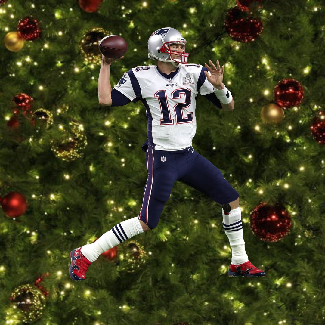 Tom Brady Wooden Ornament With Gift Box and Engraving - Etsy