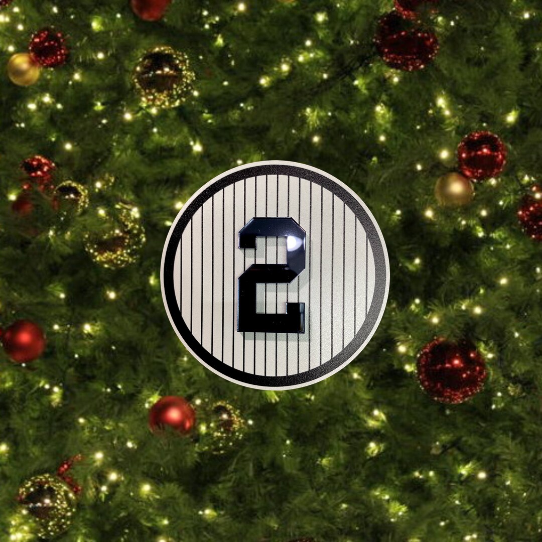 Awesome Mirrored NY Yankees Retired Numbers Wood Ornament - Etsy
