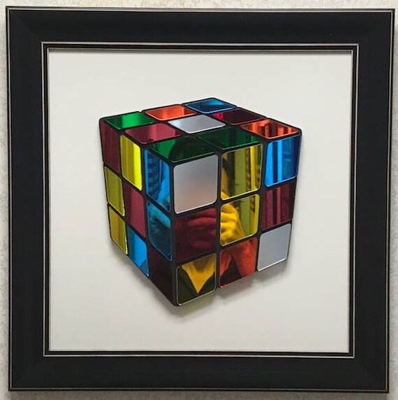 Cubes Acrylic Painting