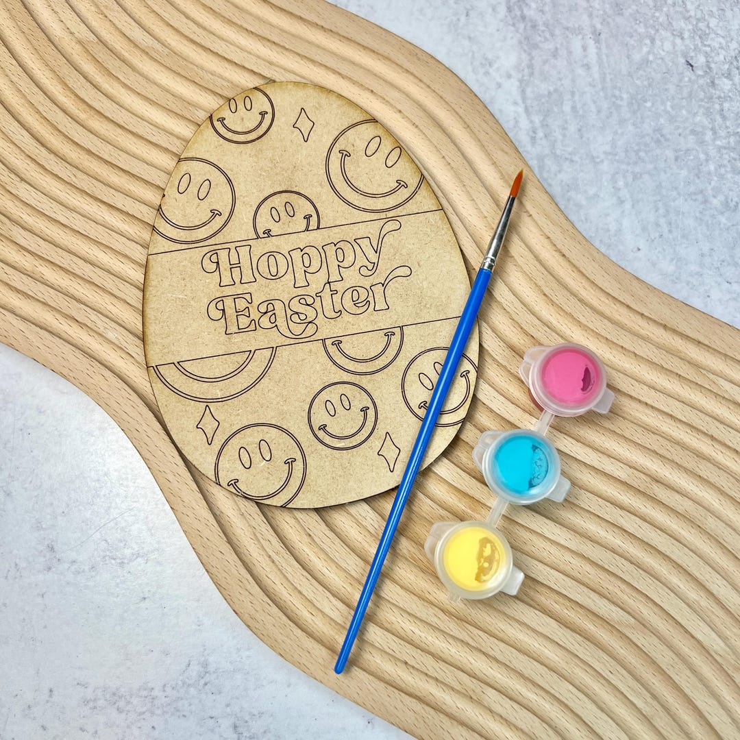 Hoppy Easter Kids DIY Painting Activity Realtor Referral Gift for Kids ...