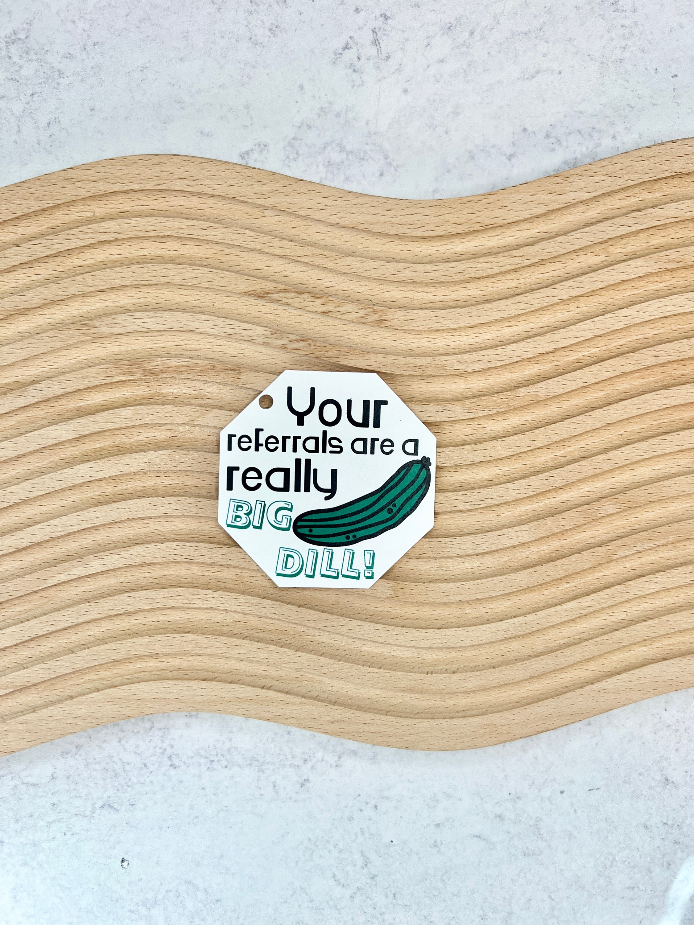 Realtor Referral Tag Pickles Pop by Client Appreciation Tag - Etsy