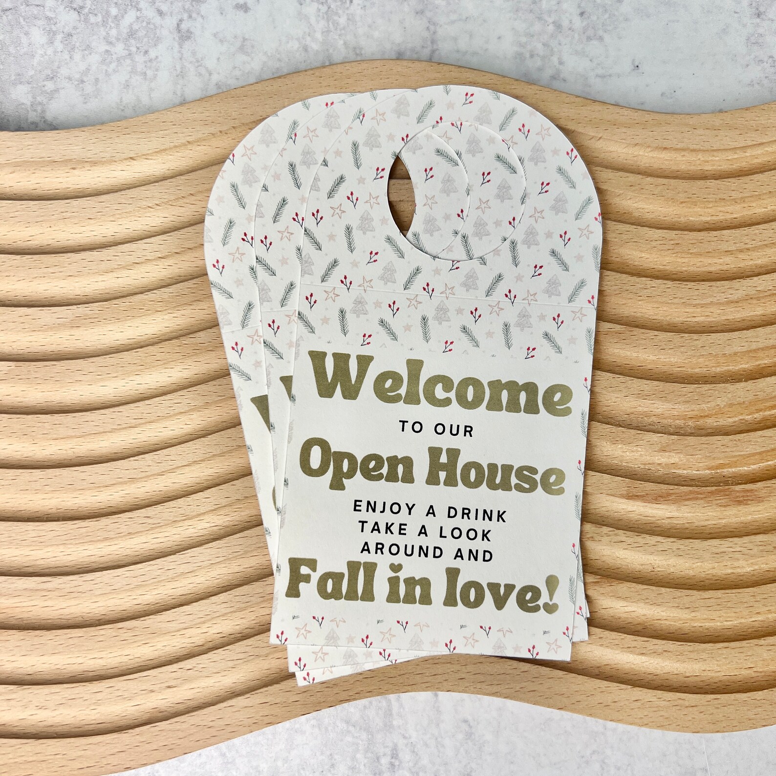 Welcome OUR Open House Water Bottle Tag Realtor Open House Client ...