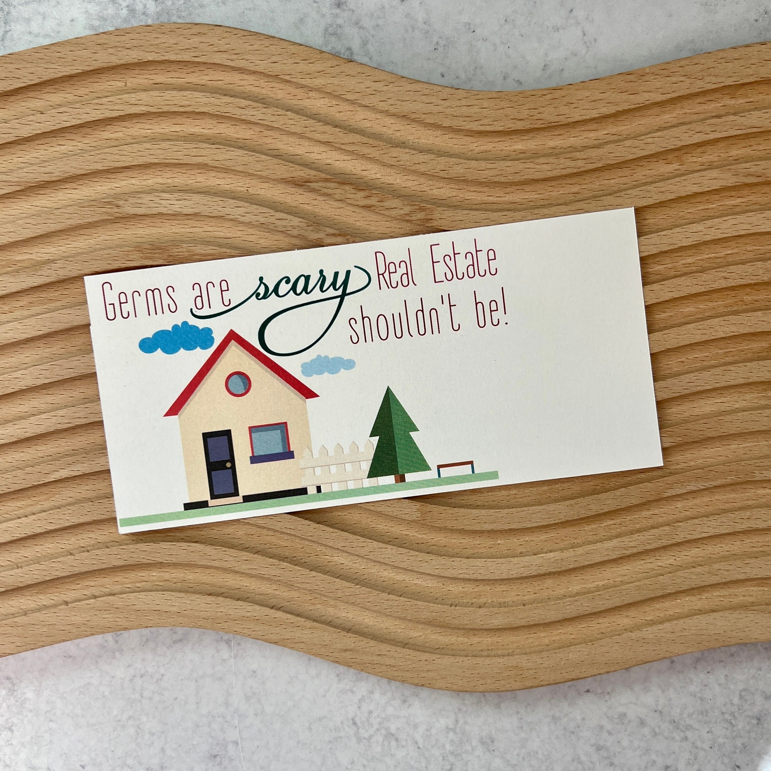 Germs Are Scary Pop by Tag for Real Estate Agents Lenders - Etsy