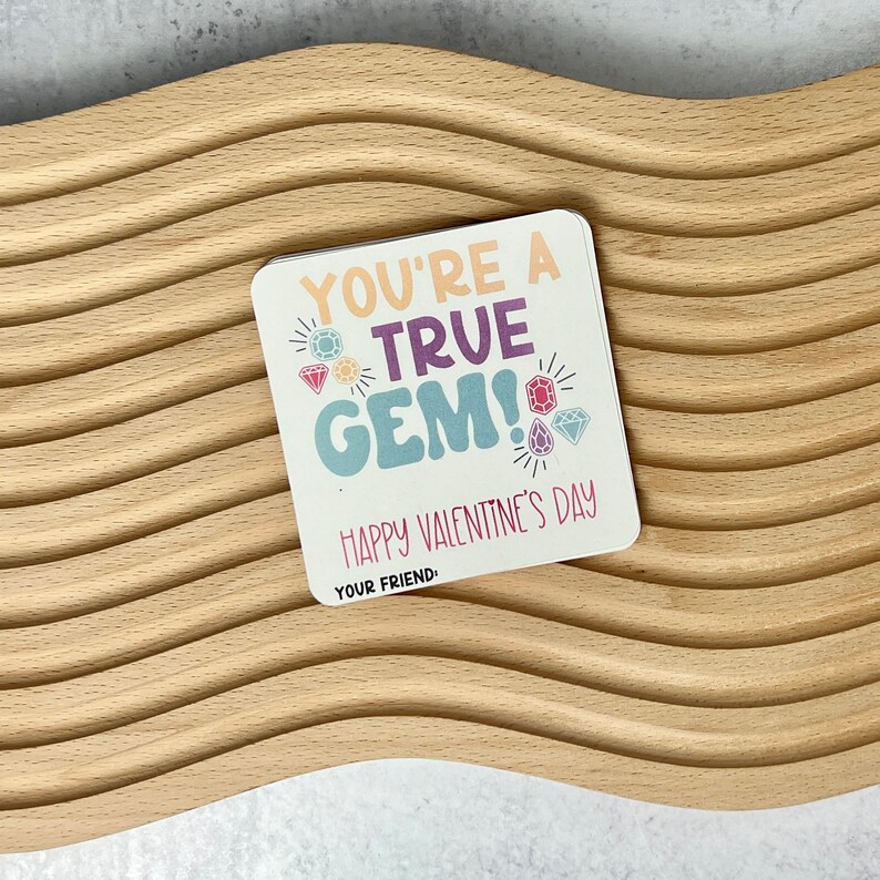 Kids Valentine Ring Pop Class Favor Valentine Exchange Gem Classroom ...