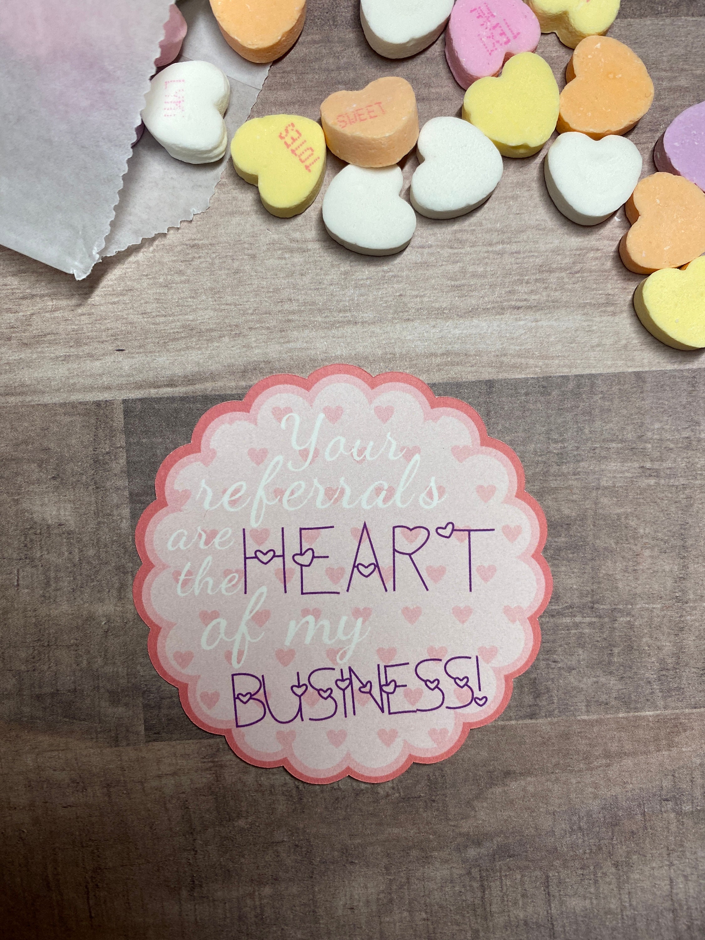 Valentine Referral Heart Realtor Pop by Real Estate Client Appreciation ...