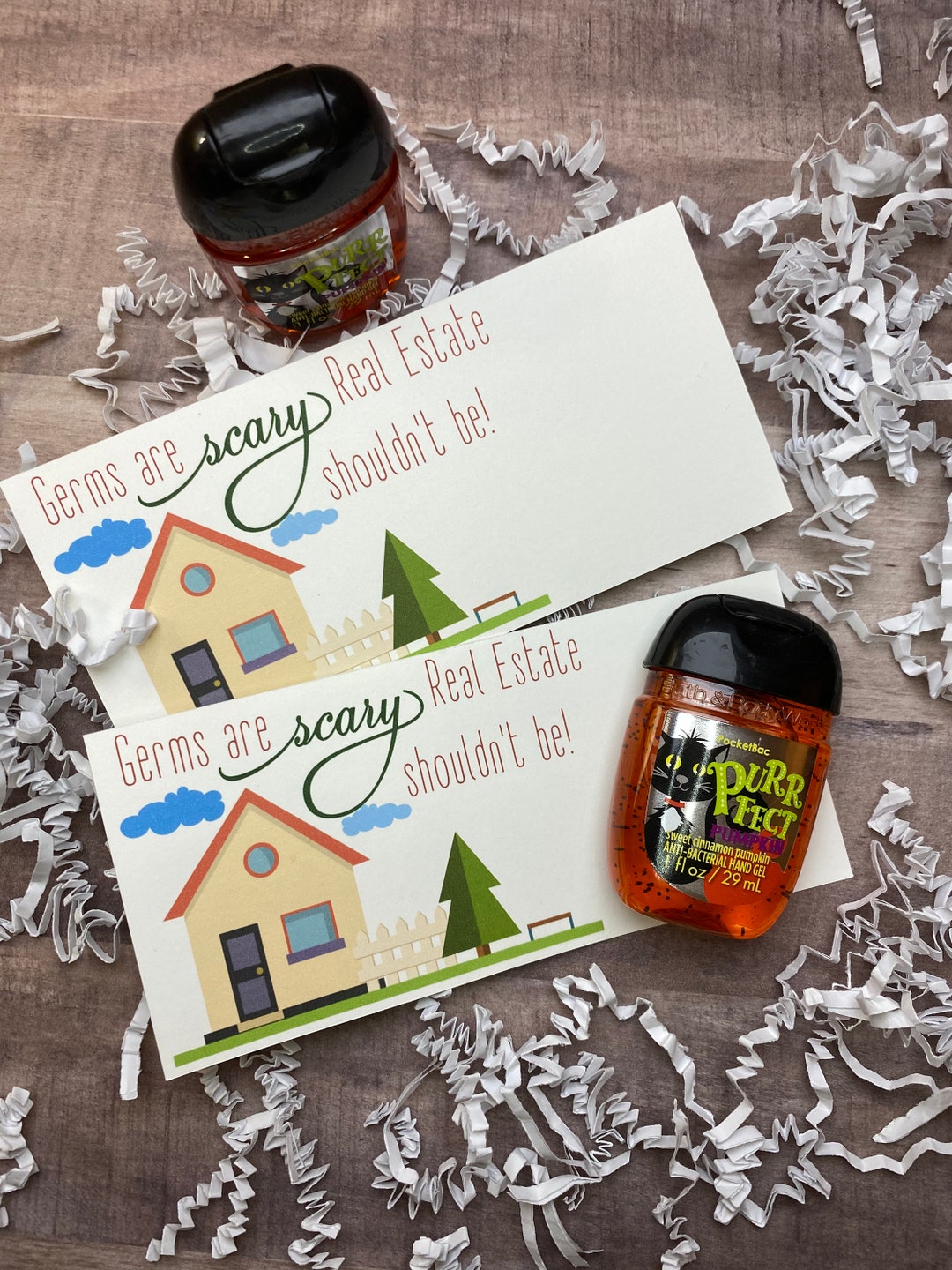 Germs Are Scary Pop by Tag for Real Estate Agents Lenders - Etsy