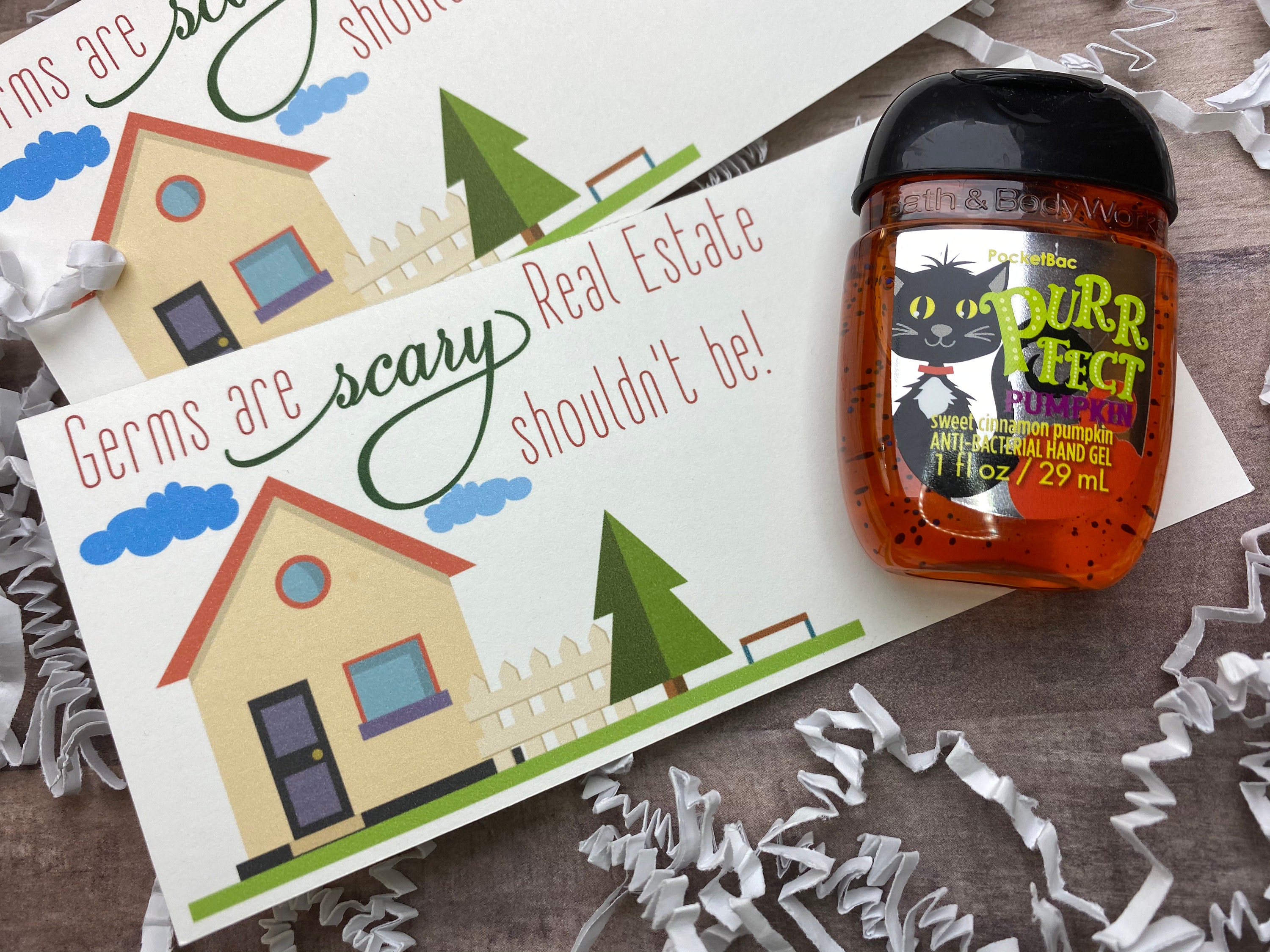 Germs Are Scary Pop by Tag for Real Estate Agents Lenders - Etsy