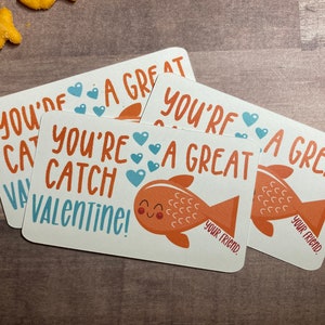 Class Valentine Goldfish Kid Valentine Non Candy Valentine Party Favor ...