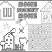 Open House Kids Coloring Page Digital Download Home Sweet Home Realtor ...
