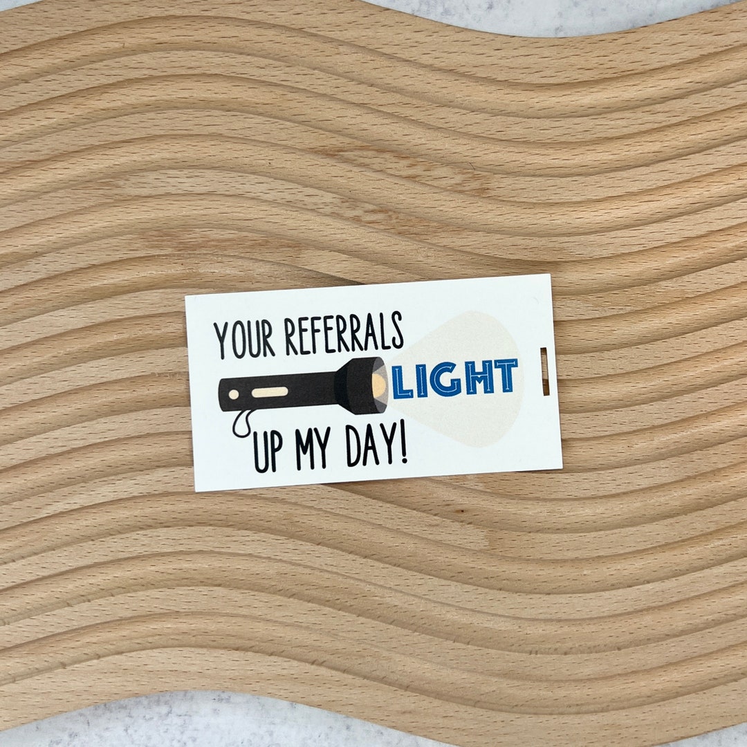 Light up Pop by Tag Realtor Referral Tag Flashlight Client Appreciation ...