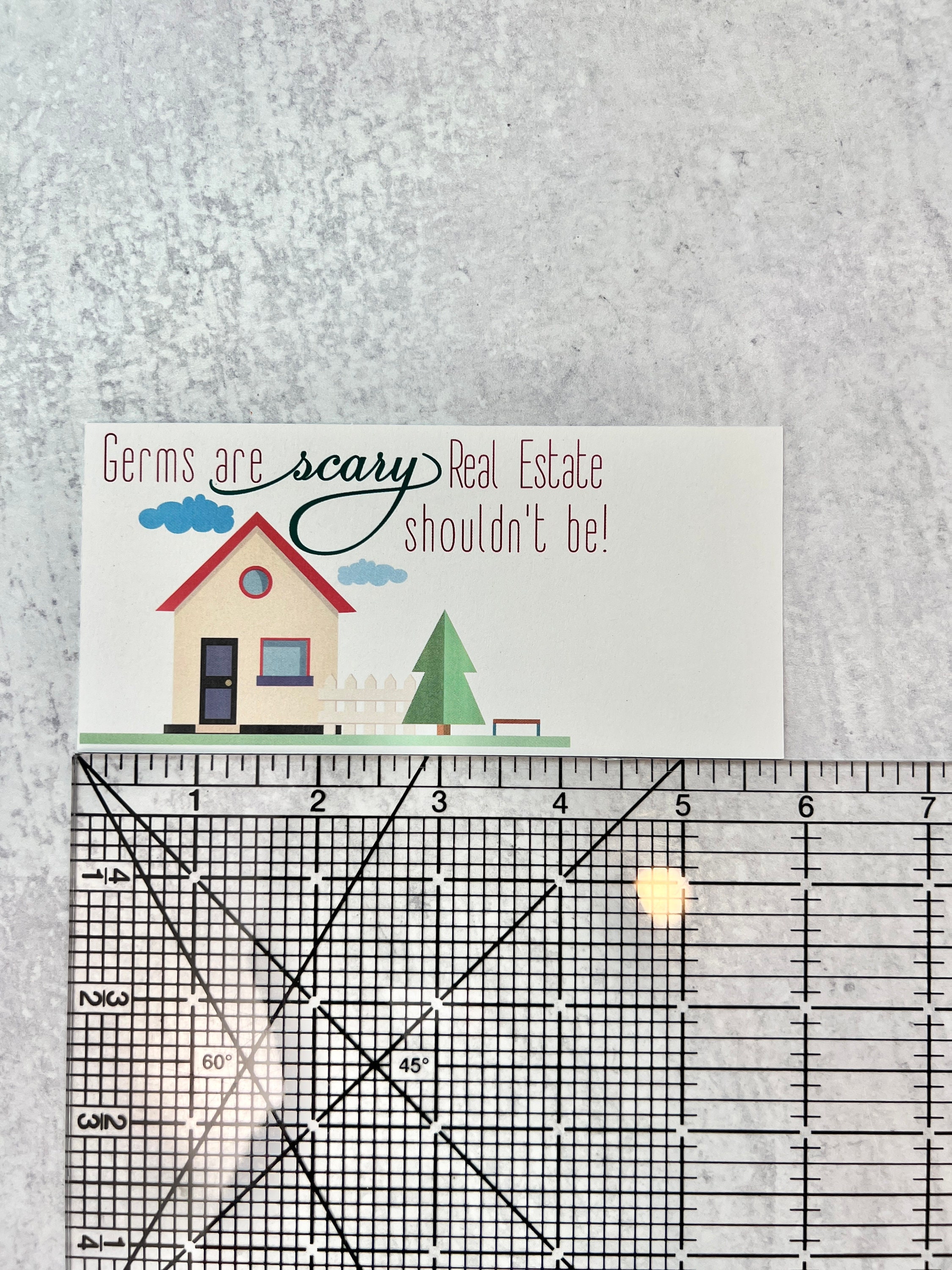 Germs Are Scary Pop by Tag for Real Estate Agents Lenders - Etsy