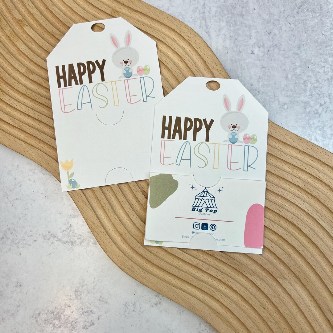 Happy Easter Gift Tag for Baskets Easter Realtor Referral Spring Themed ...