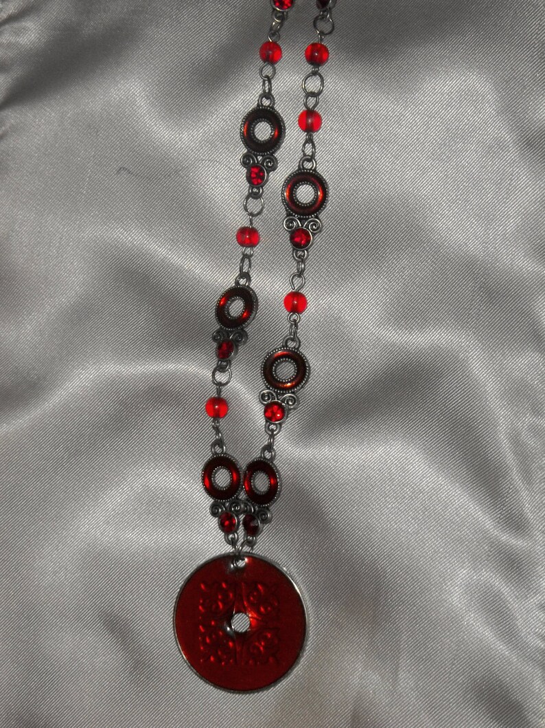 The Amulet of Fire Metal Amulet of Evil - Etsy