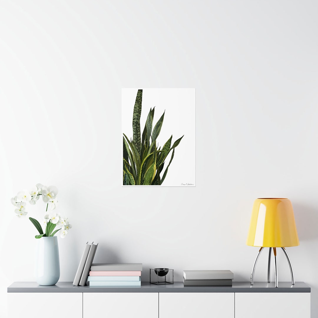 Snake Plant Print | Sansevieria | Printable Art | Digital Download ...
