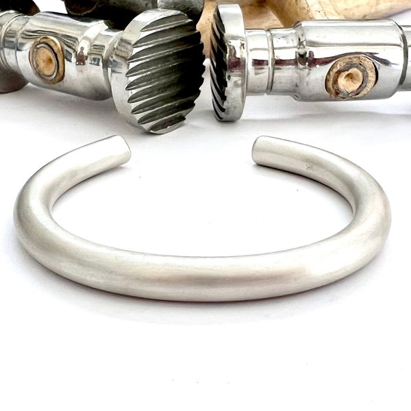 Solid Silver Cuff - Etsy