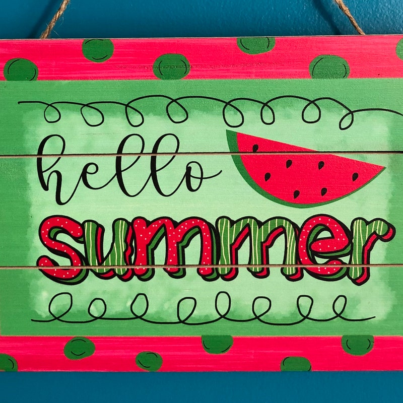 Watermelon Sign - Etsy