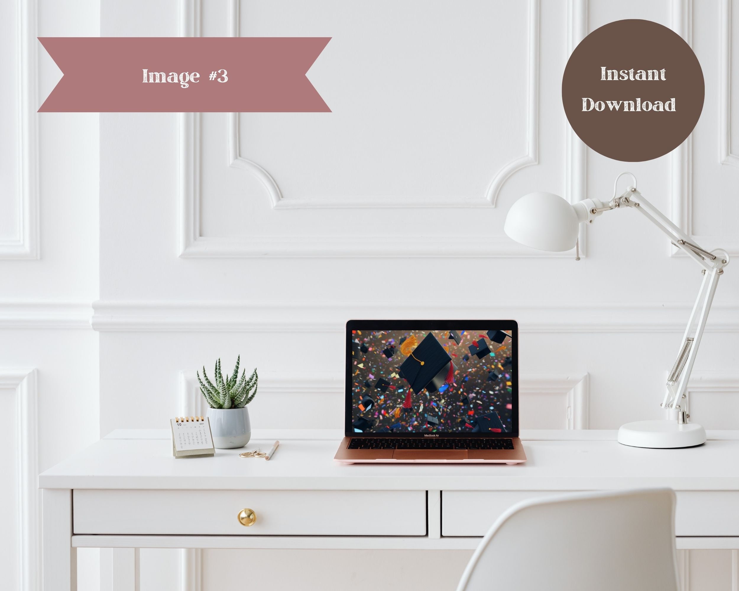 Digital Graduation Zoom Background, Zoom, Skype, Google Meet ...