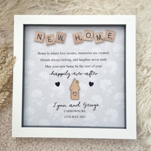Personalised New Home First Home Gift. New Home Gifts. First Home Frame ...