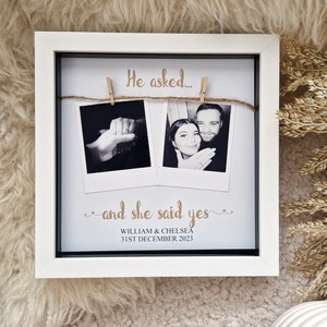 Personalised Engagement Photo Frame Gifts - Etsy UK