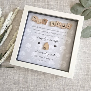 Personalised New Home First Home Gift. New Home Gifts. First Home Frame ...