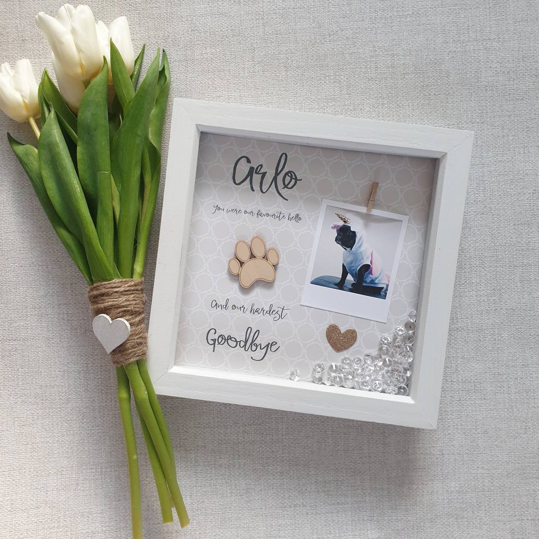 Pet Memorial Frame Dog Remembrance Dog Frame Doggy Decor - Etsy