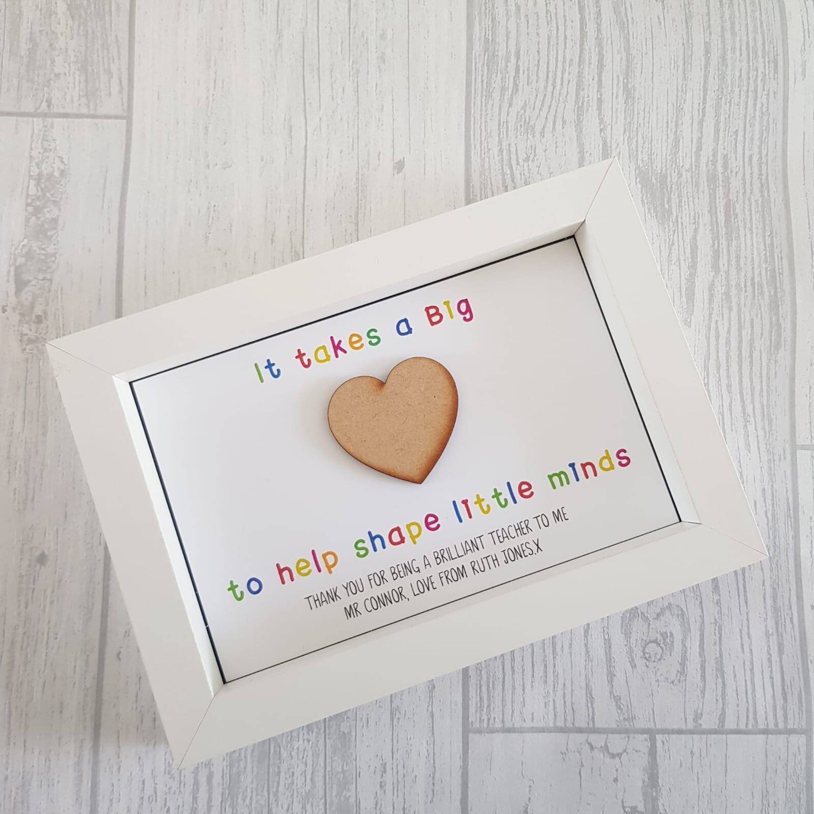 Teacher Gifts Teacher Gift Teacher Frame Thank You Teacher - Etsy