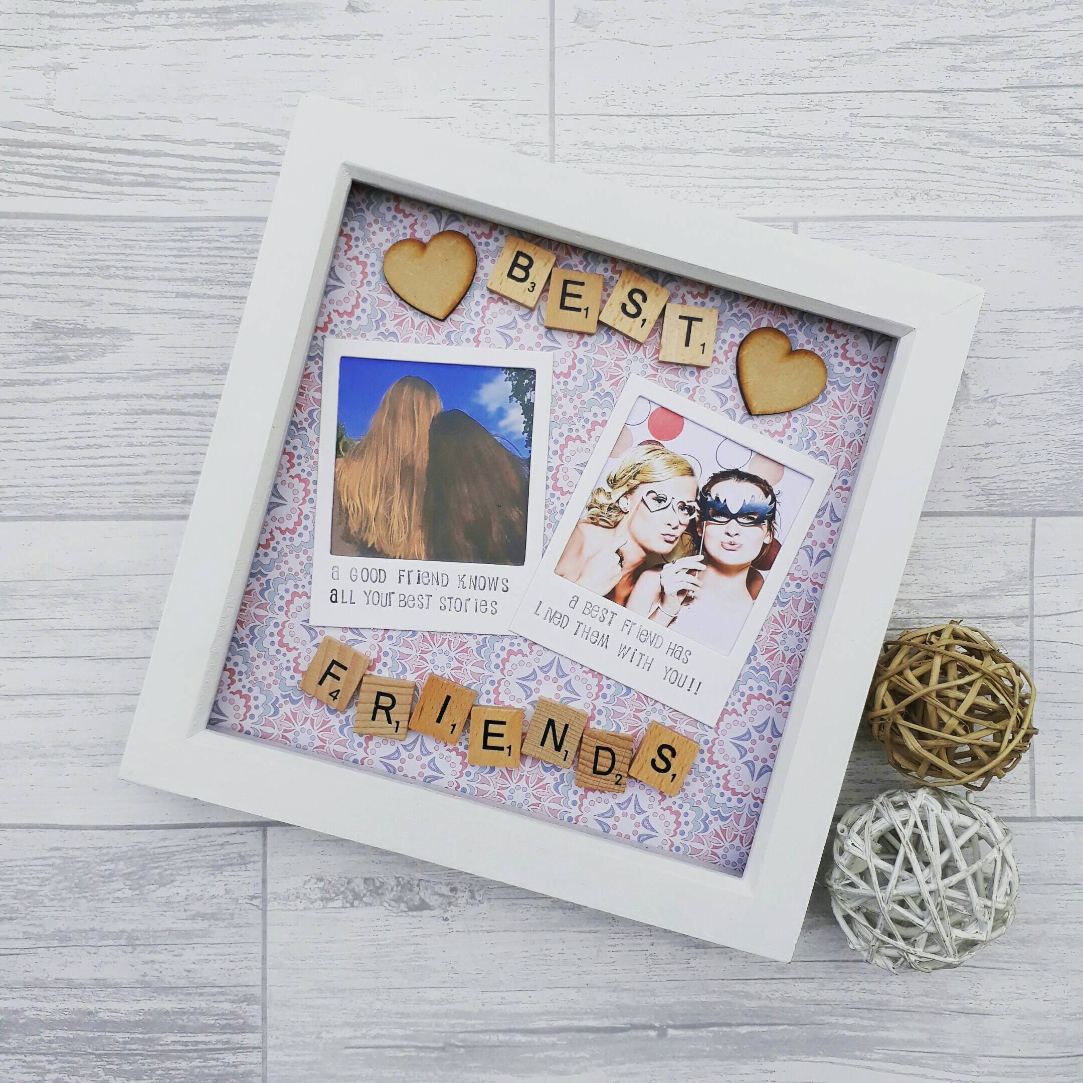 Gift for Best Friend Best Friends Frame Personalised Best | Etsy