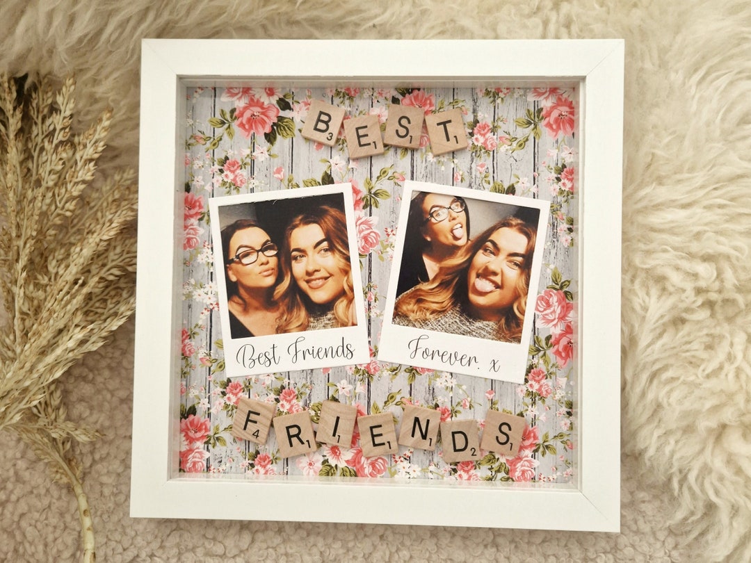 Gift for Best Friend, Best Friends Frame, Personalised Best Friend ...