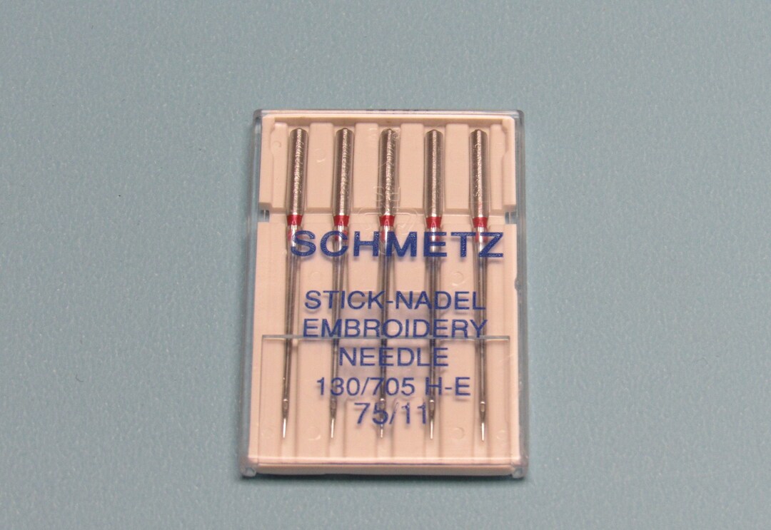 Schmetz Sewing Machine Embroidery Needles 15x1 Available in Size 11, 14 ...