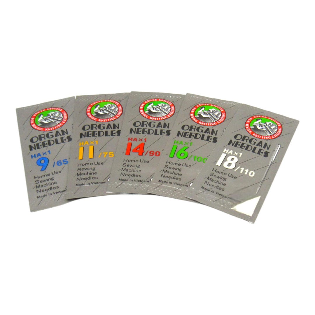 Organ Sewing Machine Needles Sharp Point- 15X1 (available in Many ...