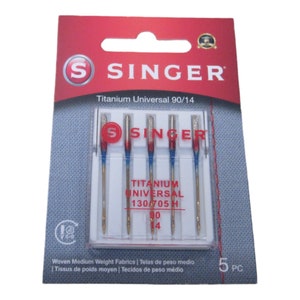 Sewing Machine Needles - Singer Brand Red #2020T - Titanium Point 5 ...