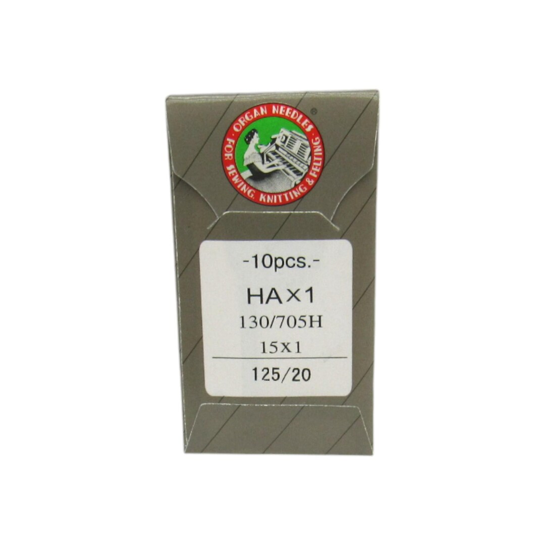 Organ Sewing Machine Needles Sharp Point 15X1 Size 20, 125/20, 130/705H ...