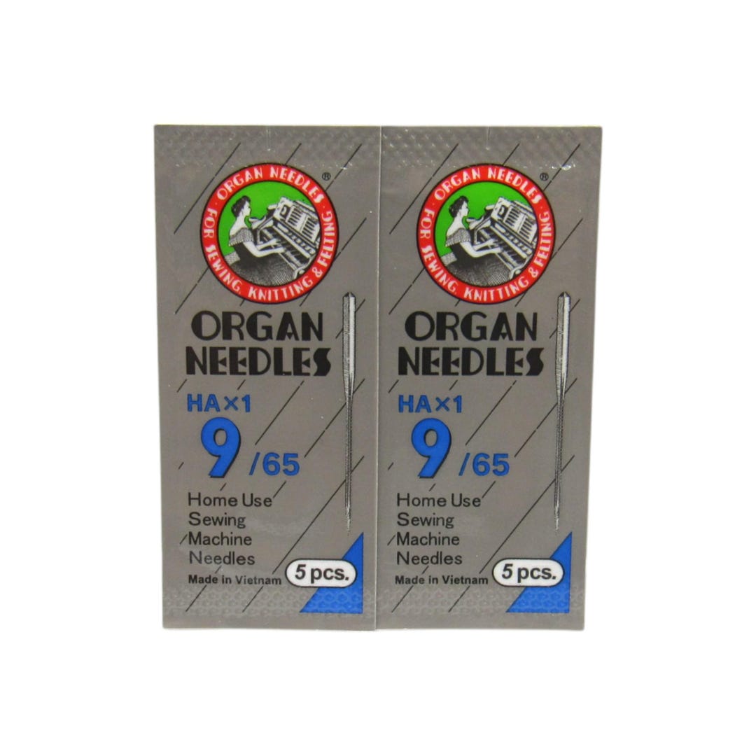 Organ Sewing Machine Needles Sharp Point 15X1 Size 9, 65/9, 130/705H - Etsy