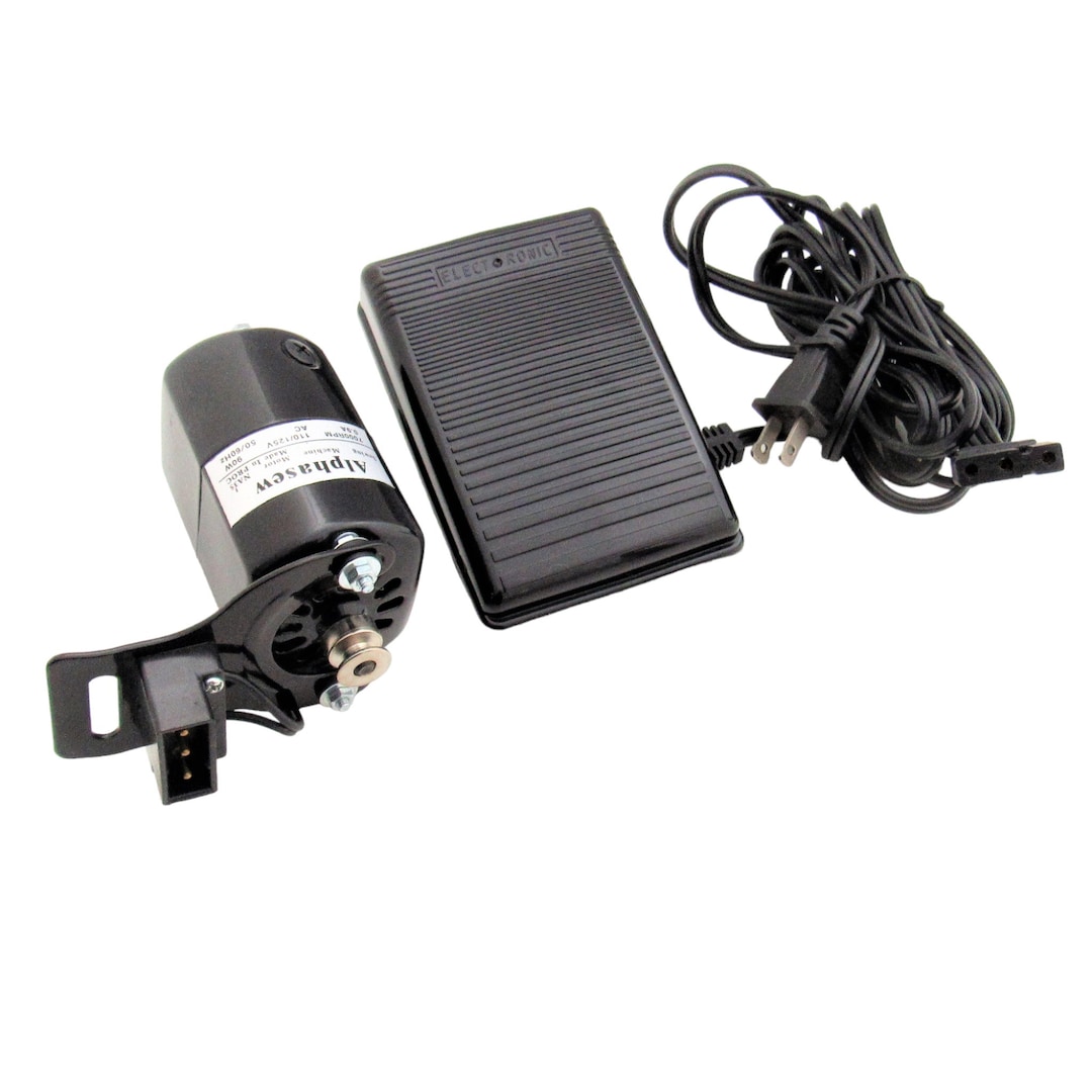 Alphasew Sewing Machine Motor With Electronic Control .9 Amp K-bracket ...